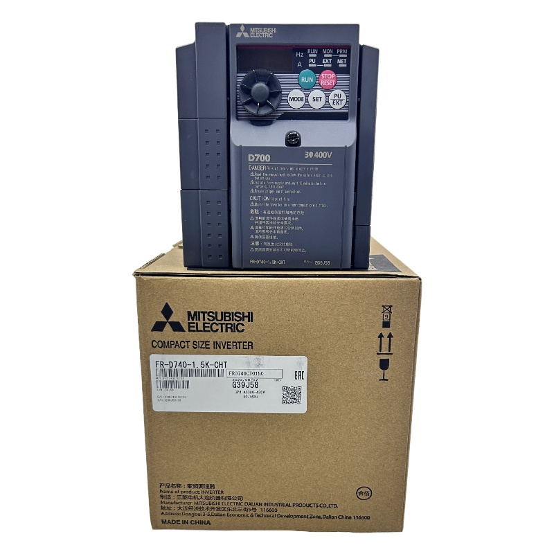 Mitsubishi FR-D740-1.5K-CHT VFD Three Phase Inverter