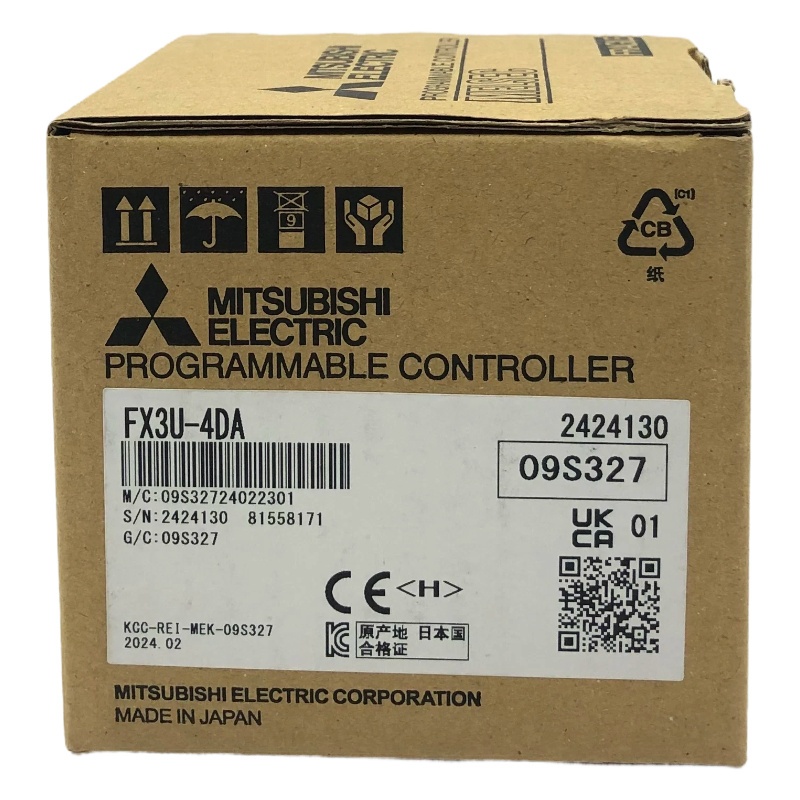 FX3U-4DA Analog Output Card Mitsubishi PLC