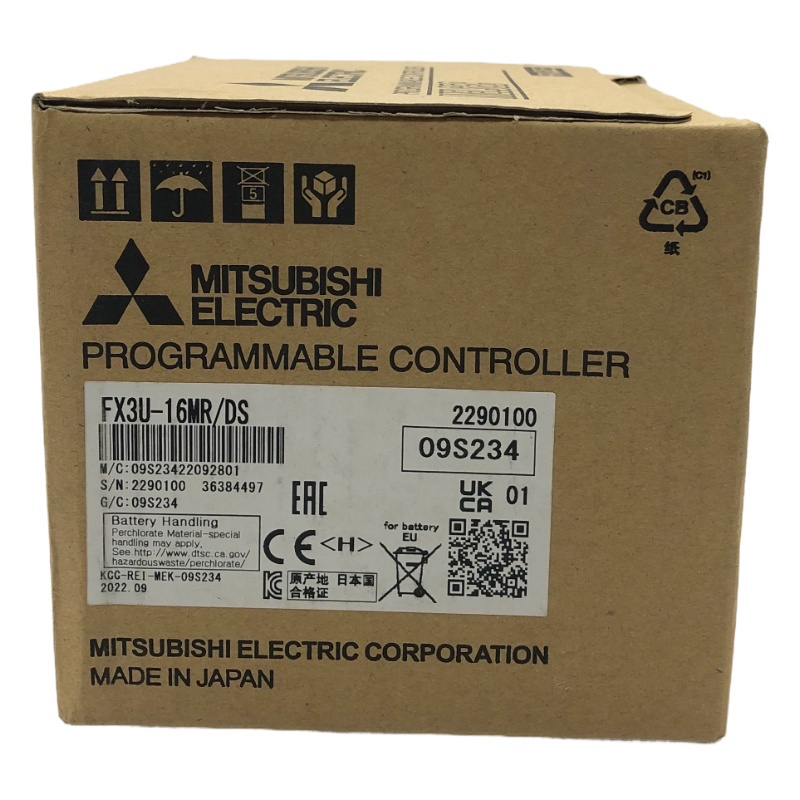 Mitsubishi Electric FX3U Series Logic Module FX3U-16MR/DS