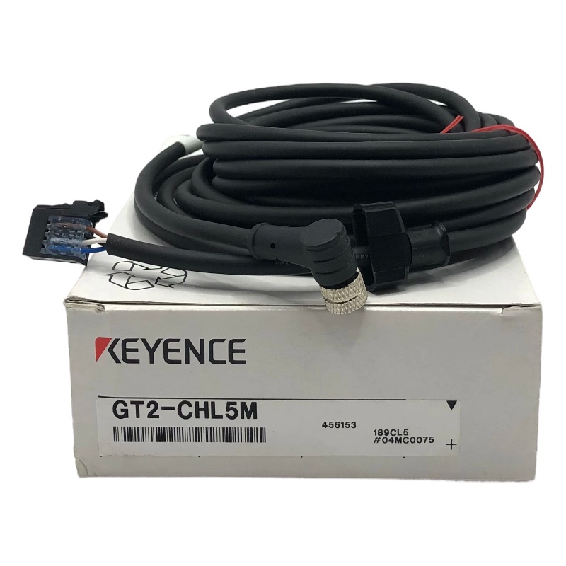 Keyence GT2-CHL5M Sensor Head Cable L-type 5 m