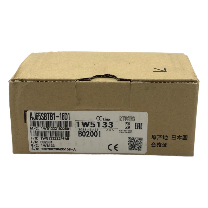 Mitsubishi AJ65SBTB1-16D PLC CC-Link compact I/O module