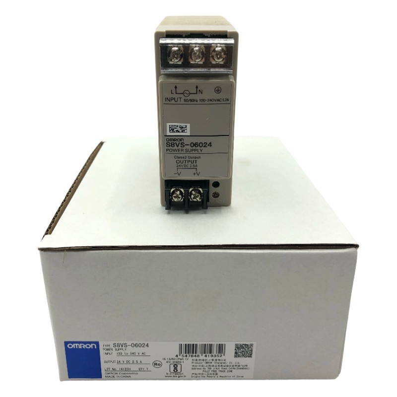 Omron S8VS S8VS-06024 Switched Mode DIN Rail Power Supply